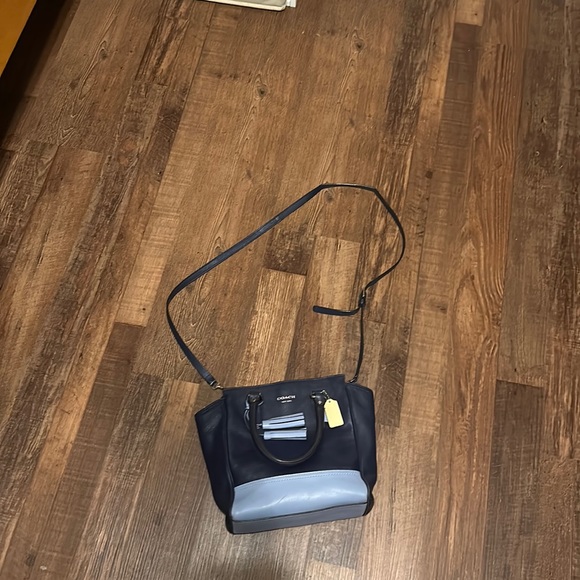 Coach | Bags | Coach Rare Legacy Colorblock Tanner Tote Navy | Poshmark